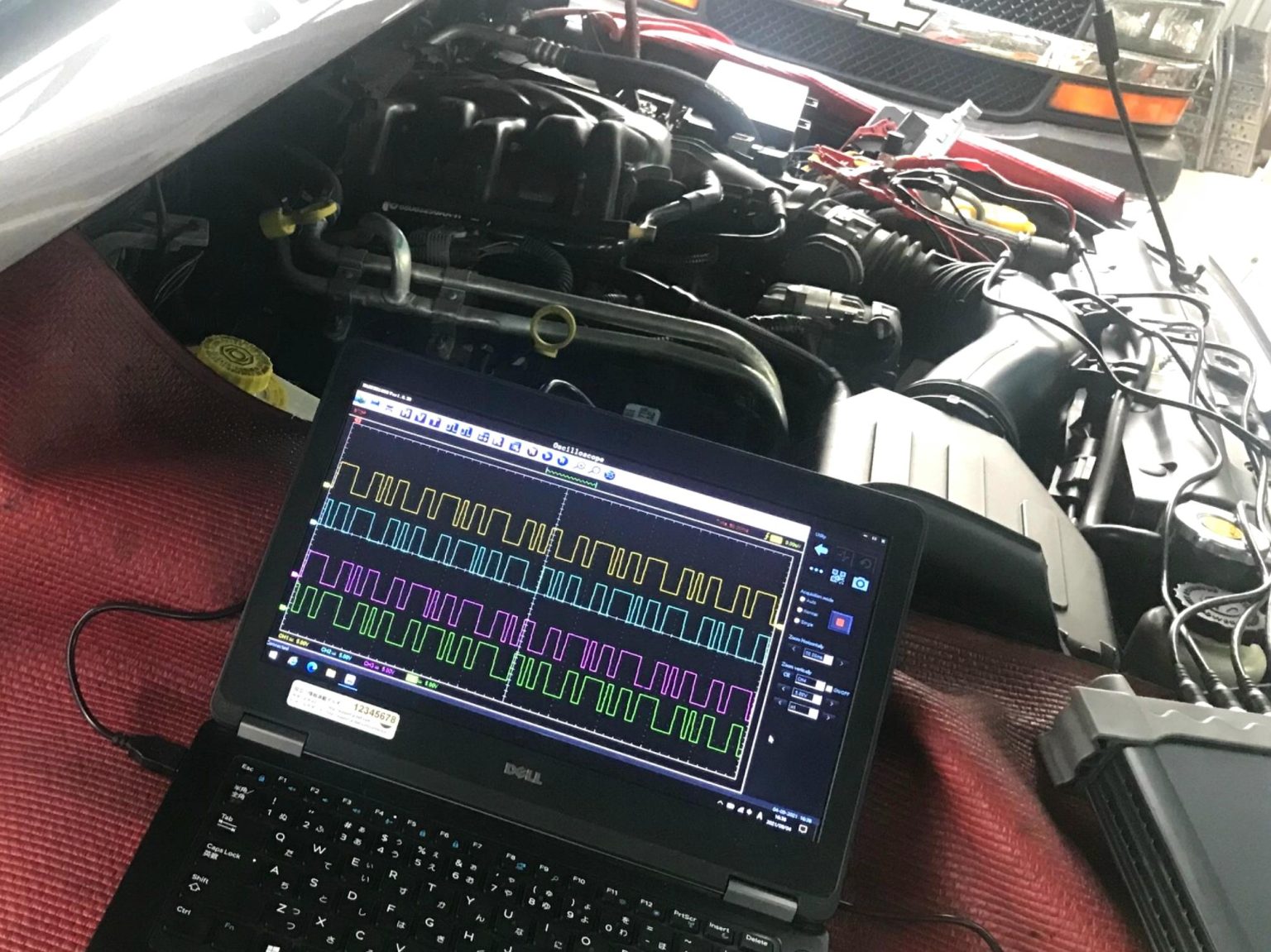 2014 ジープ、ラングラー、エンジン警告灯,エンジンチェックランプ 点灯、P0017,P0633,VVT,カムシャフト交換 | 作業例・お客 ...